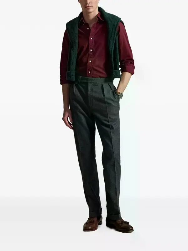 Polo Ralph Lauren Garment-dyed Oxford Shirt - Red