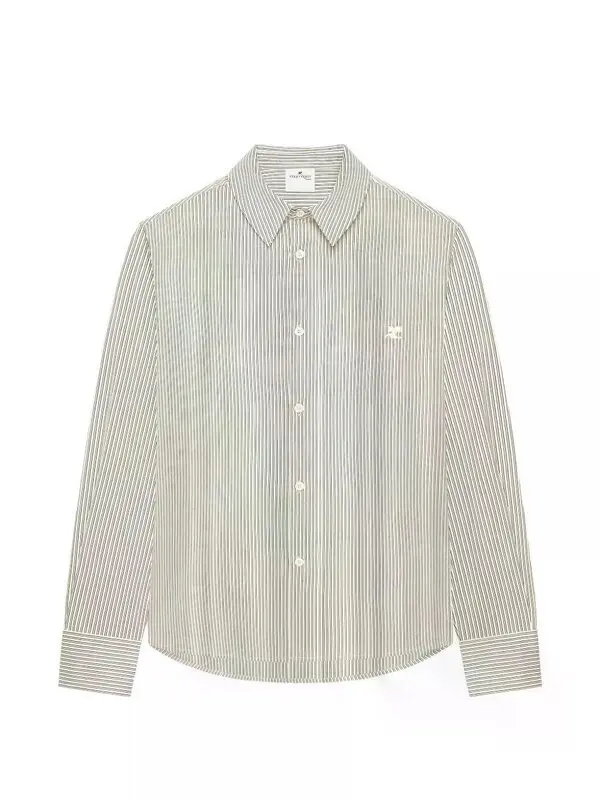 COURREGES Striped Poplin Shirt