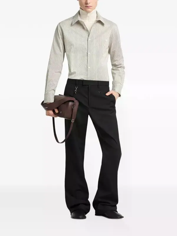 COURREGES Striped Poplin Shirt