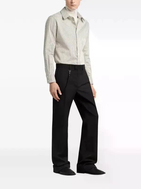 COURREGES Striped Poplin Shirt