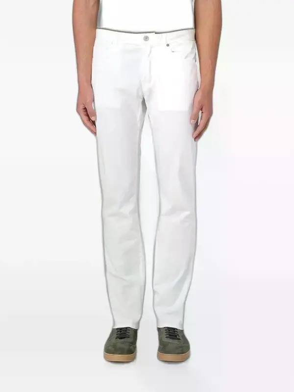 BROOKSFIELD Stretch Cotton Trousers - White