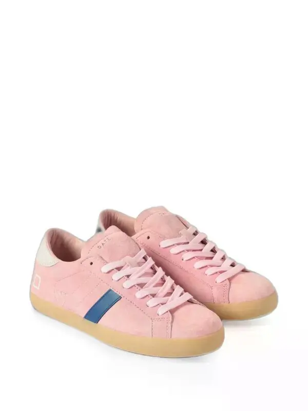 D.a.t.e. Suede Panelled Sneakers - Pink