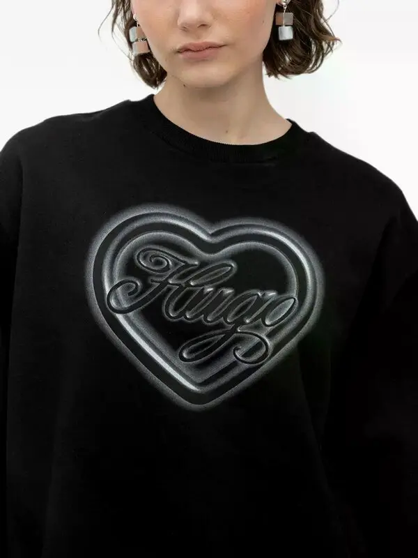 Hugo Heart-motif Sweatshirt