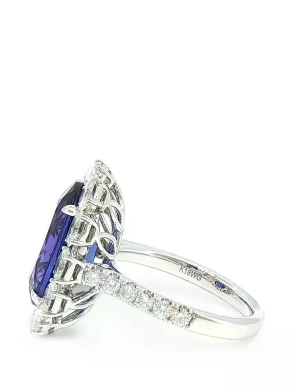 HYT JEWELRY Oval Tanzanite And Diamond Ring