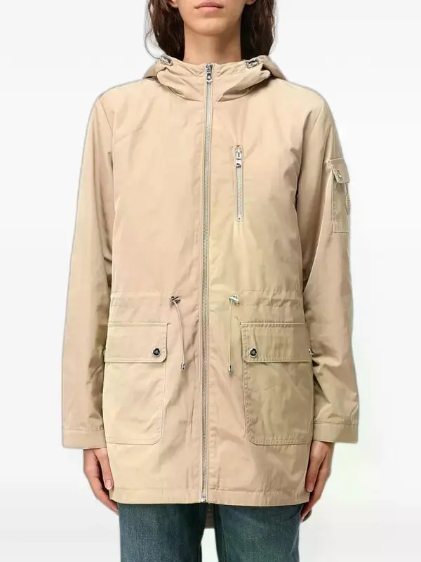 Ralph Lauren Convertible Hooded Coat - Neutrals