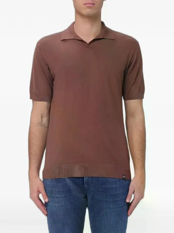 COLMAR Fine-knit Polo-collar T-shirt