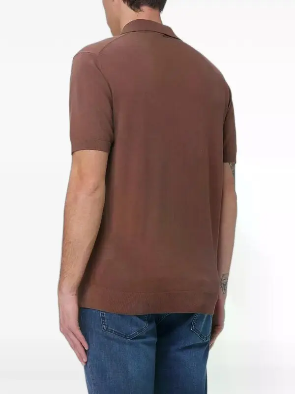 COLMAR Fine-knit Polo-collar T-shirt