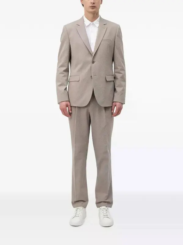 Hugo Seersucker Single-breasted Jacket