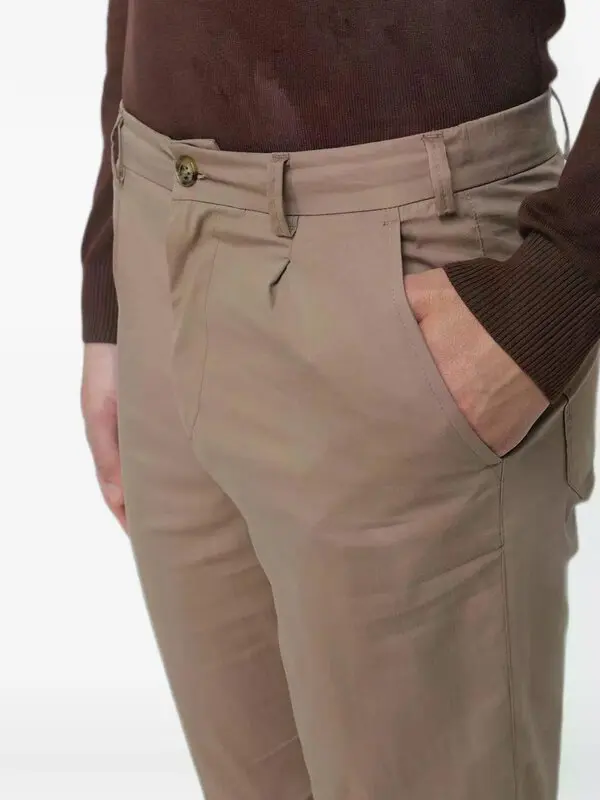 BROOKSFIELD Pleat-detail Chino Trousers