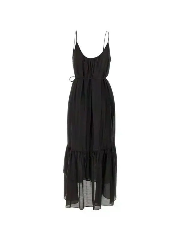 Liu Jo Muslin Maxi Dress With Ruffles