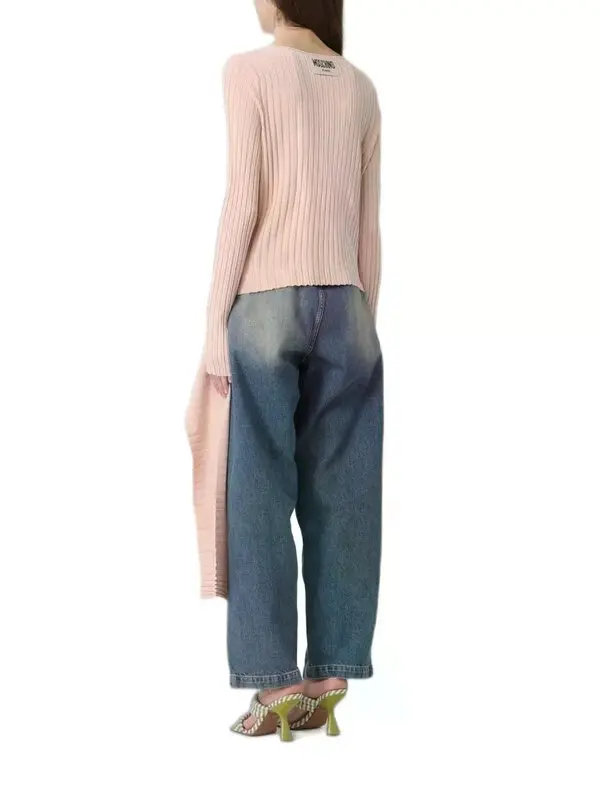 Moschino Ribbed Asymmetric Sweater