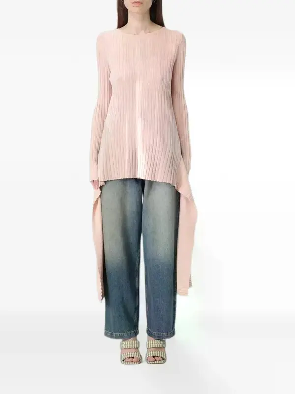 Moschino Ribbed Asymmetric Sweater