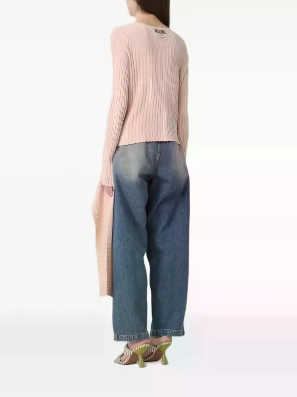 Moschino Ribbed Asymmetric Sweater