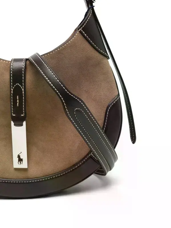Polo Ralph Lauren Suede Shoulder Bag - Neutrals