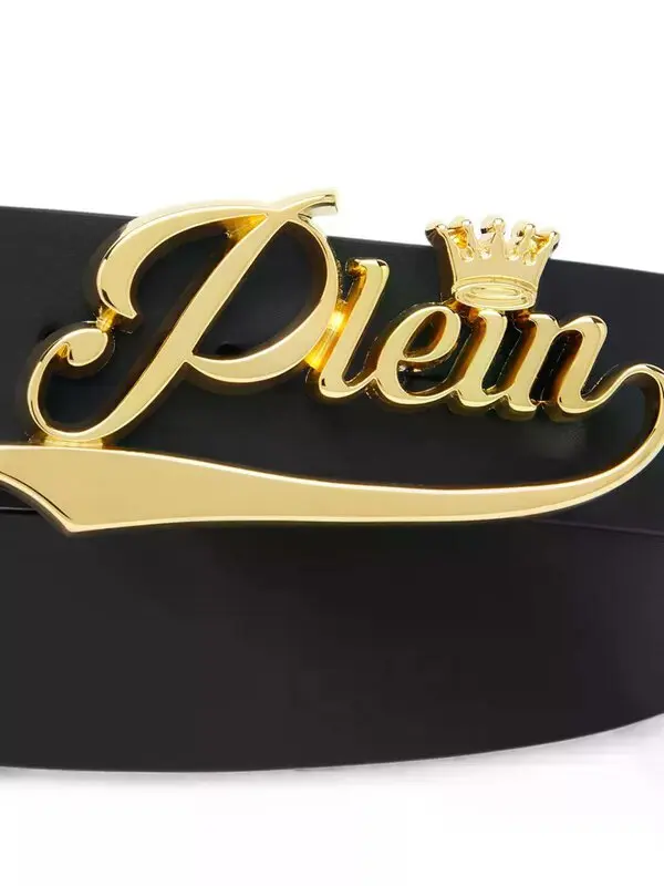 Philipp Plein King Plein Leather Belt