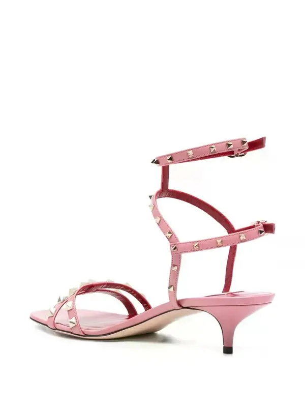 Valentino Garavani Rockstud Leather Heeled Sandals
