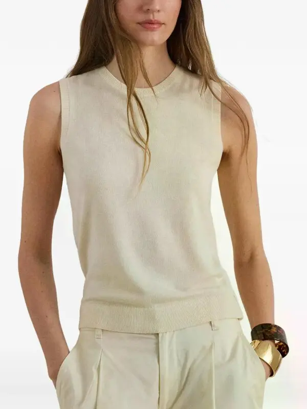 Ralph Lauren Sleeveless Ribbed Tank Top