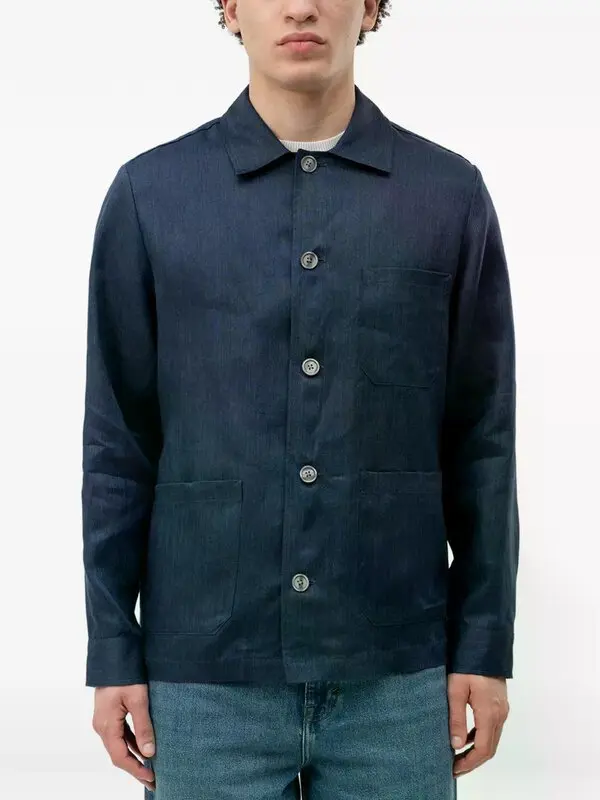 BOSS Button-up Patch-pocket Jacket