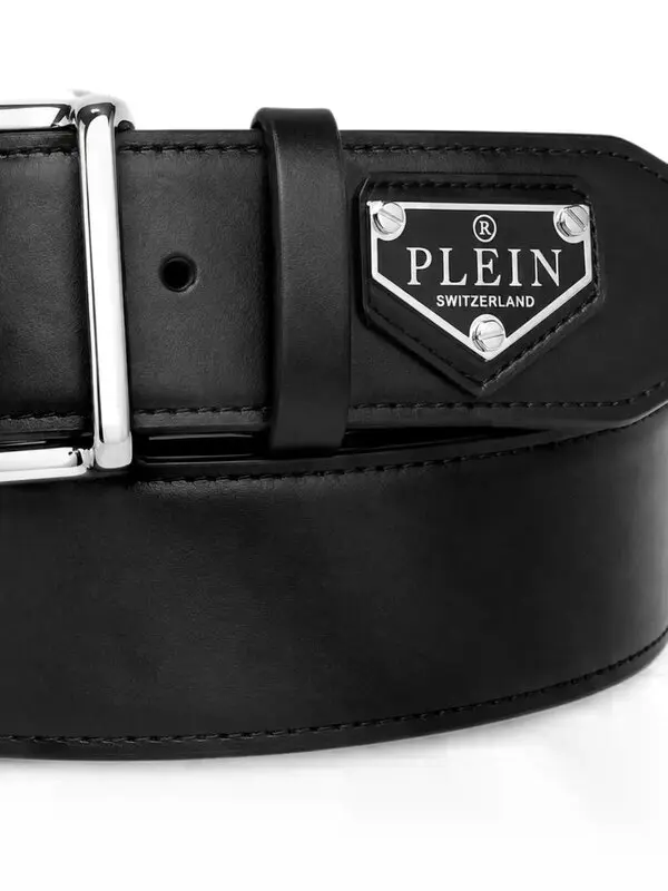 Philipp Plein Leather Belt