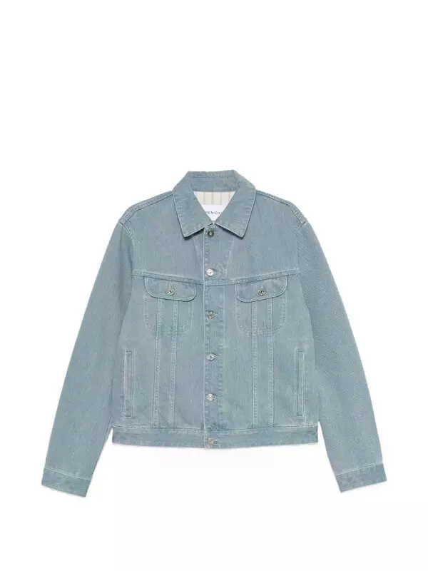 Givenchy Logo Patch Denim Jacket