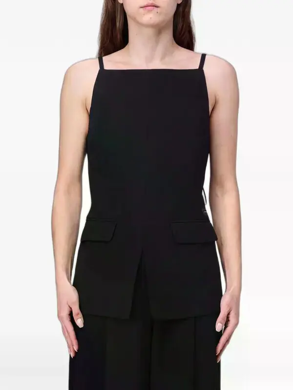Emporio Armani Square Neck Top