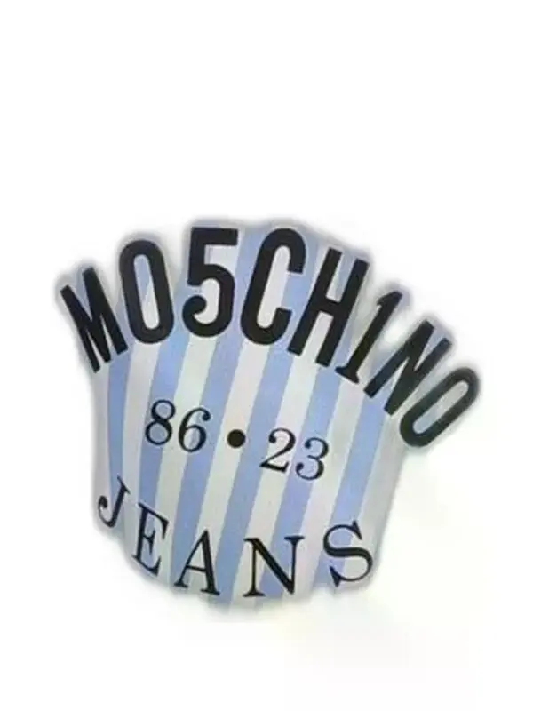 Moschino Striped Cropped Shirt