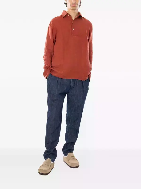 MC2 SAINT BARTH Rapahel Long-sleeved Polo Shirt