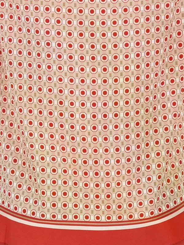 KANGRA Sleeveless Micro-print Top