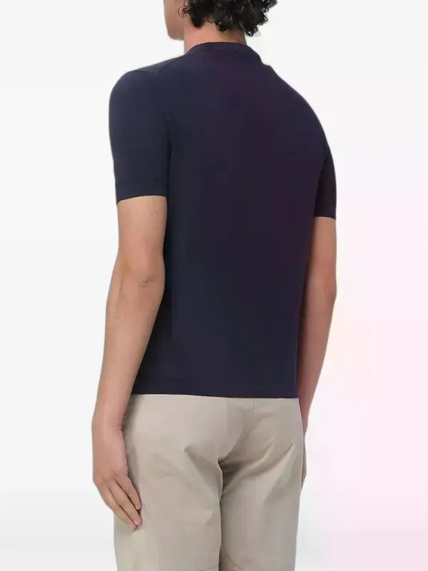 BROOKSFIELD Crew Neck Short Sleeve Sweater