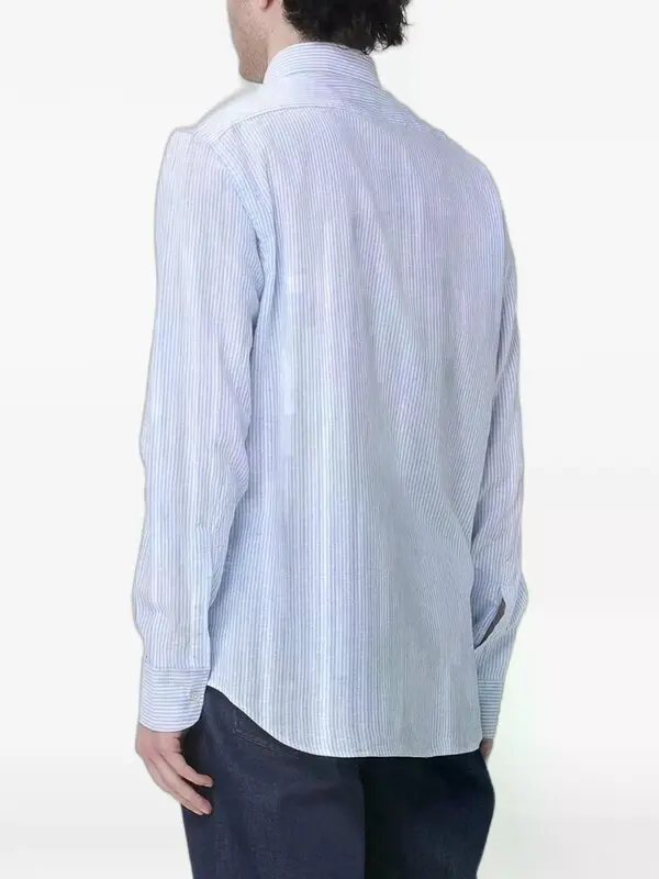 BROOKSFIELD Striped Linen Shirt