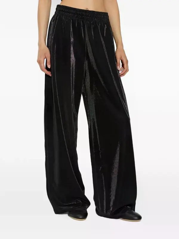 DIESEL® Wide-leg Metallic Trousers