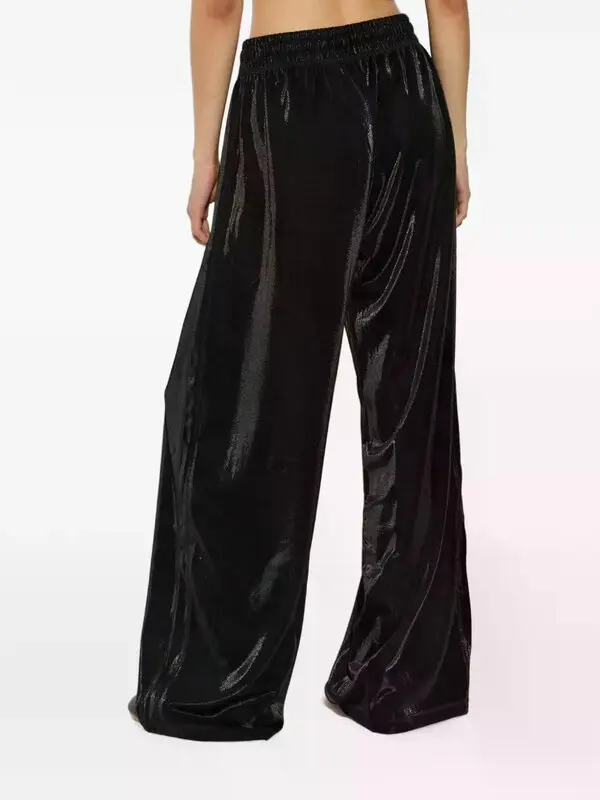 DIESEL® Wide-leg Metallic Trousers