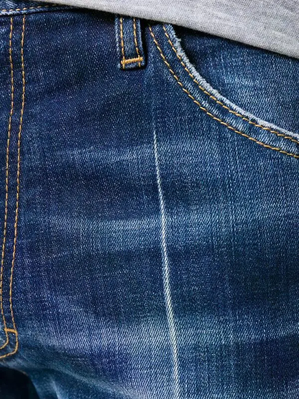 Dsquared2 Stonewashed Straight-leg Jeans