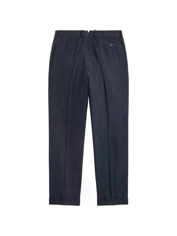 Ralph Lauren Pinstriped Cuffed Trousers