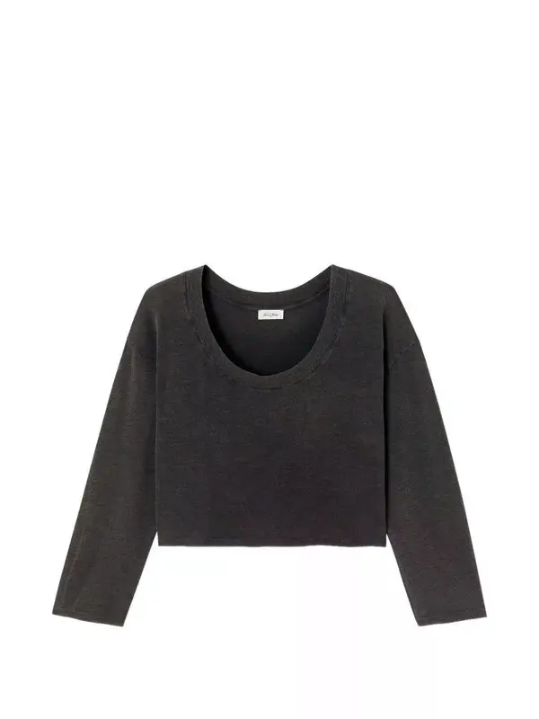 American Vintage Po'jy Long-sleeve T-shirt - Black