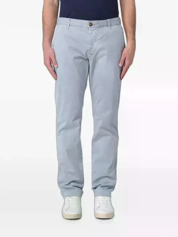 BLAUER. Button-up Chino Trousers