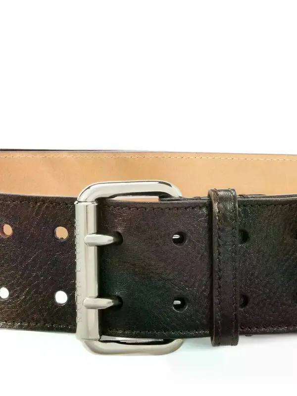 Ralph Lauren Double-prong Leather Belt