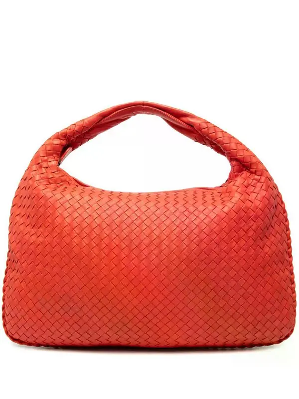 Bottega Veneta Medium Nappa Intrecciato Veneta Hobo Bag - Orange