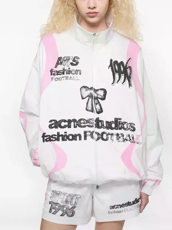 Acne Studios Technical Jacket With Seasonal Print