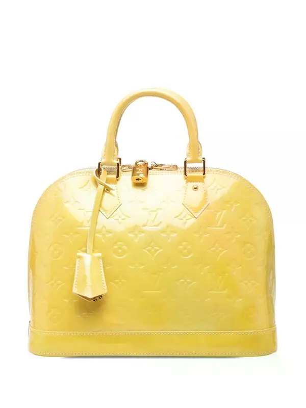 LOUIS VUITTON Monogram Vernis Alma Pm Handbag