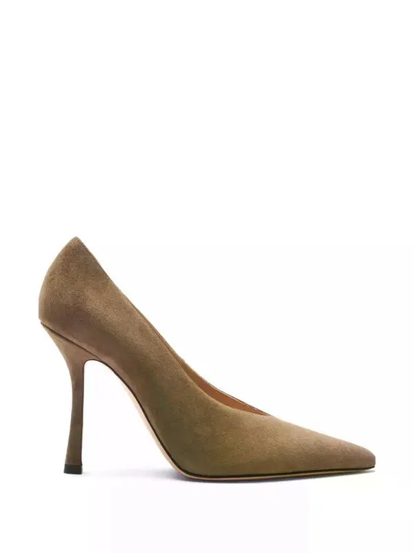 Casadei Nina Asymmetrical Cutout Pumps - Brown