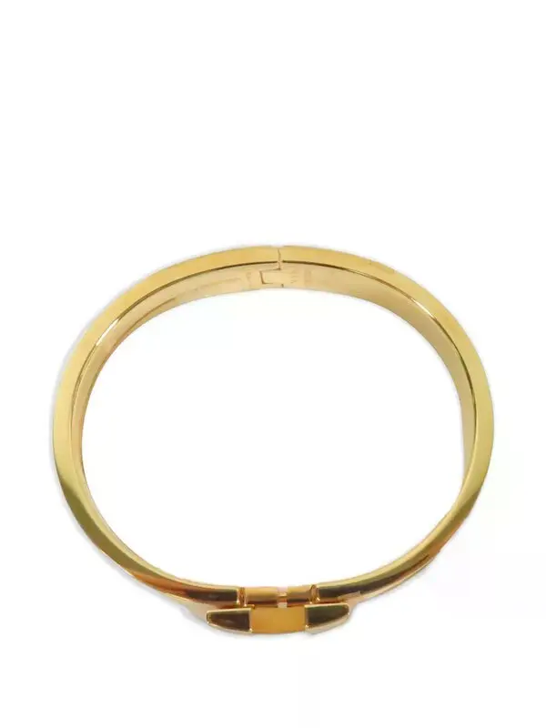 Hermès Clic H Enamel Bracelet - Gold