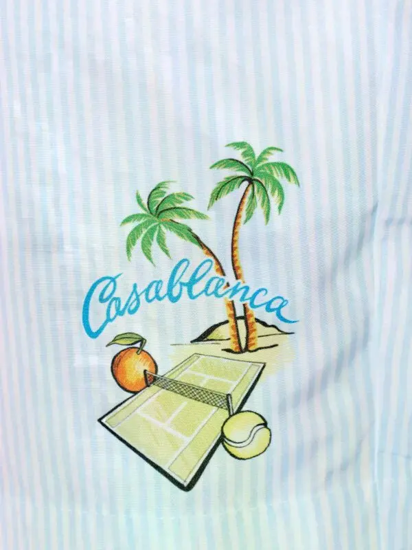 Casablanca Phantasmagoria Striped Swim Shorts