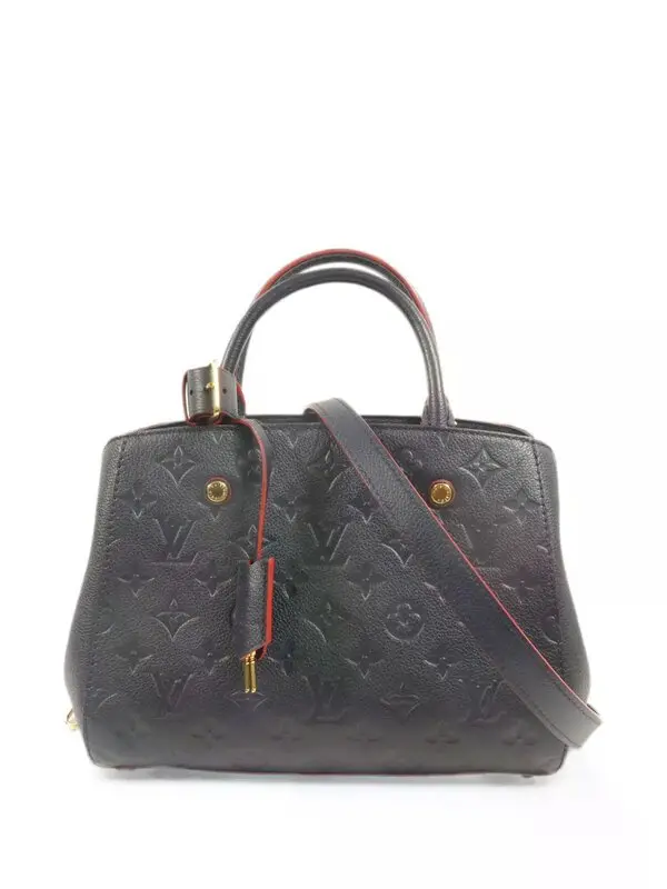 LOUIS VUITTON Montaigne Bb Monogram Empreinte Tote Bag