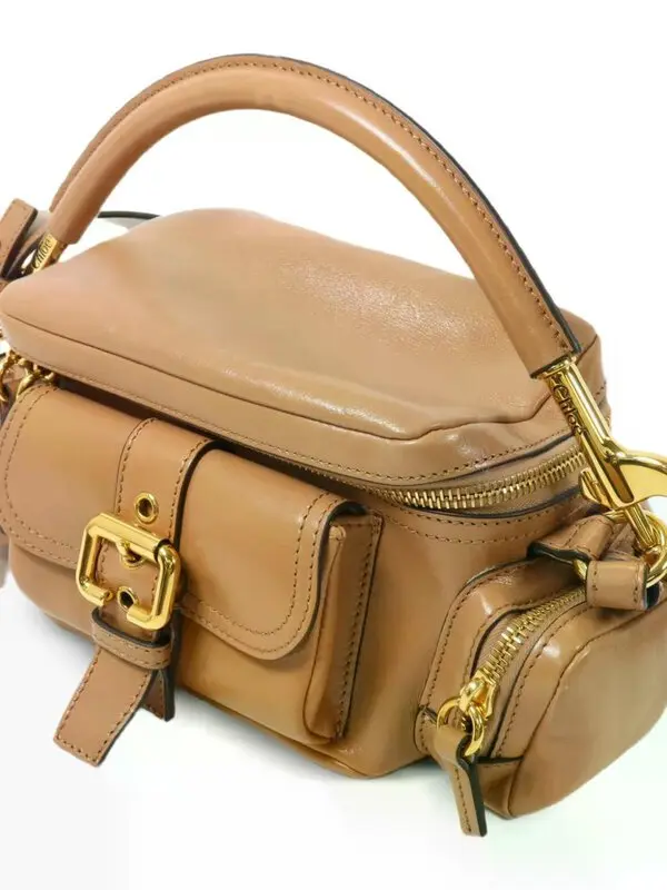 Chloé Leather Tote Bag With Buckle Detail