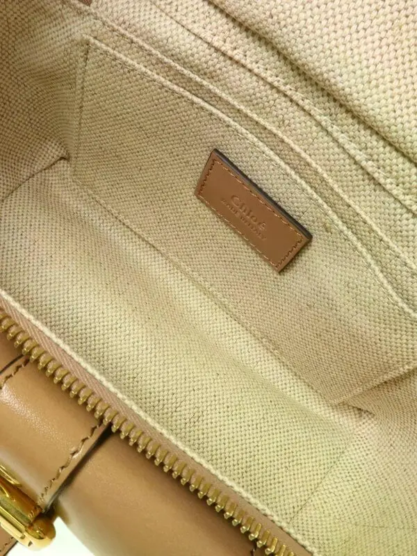 Chloé Leather Tote Bag With Buckle Detail