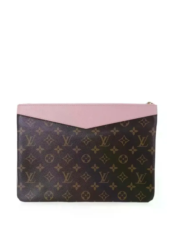 LOUIS VUITTON Monogram Canvas Daily Clutch Bag