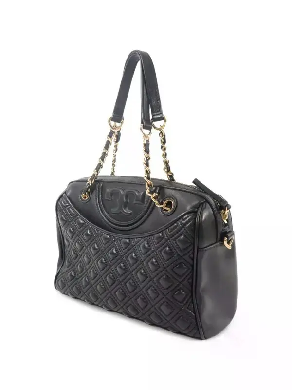 Tory Burch Quilted Logo-patch Shoulder Bag
