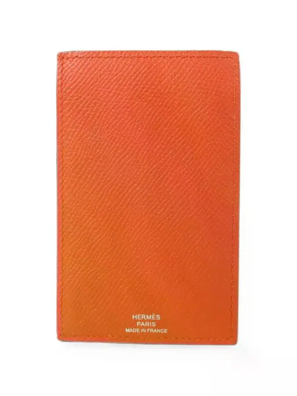 Hermès Les Petits Chevaux Card Case - Orange