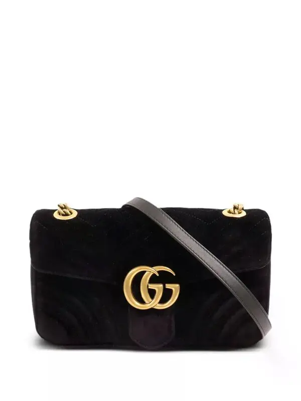 Gucci Gg Marmont Shoulder Bag - Black